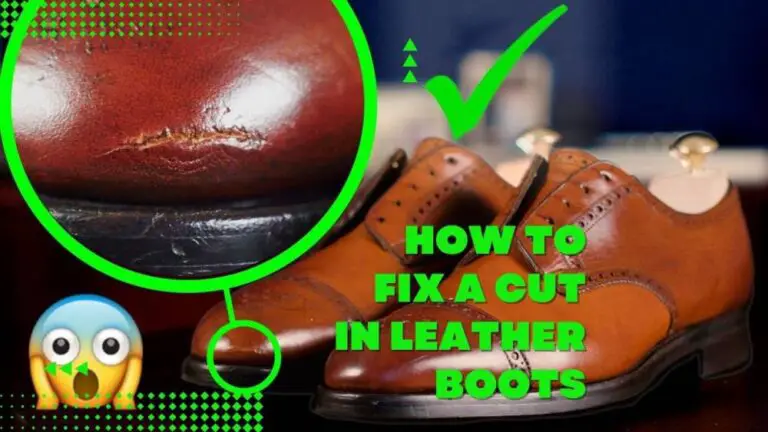 How to Fix a Cut in Leather Boots - Shoe Filter